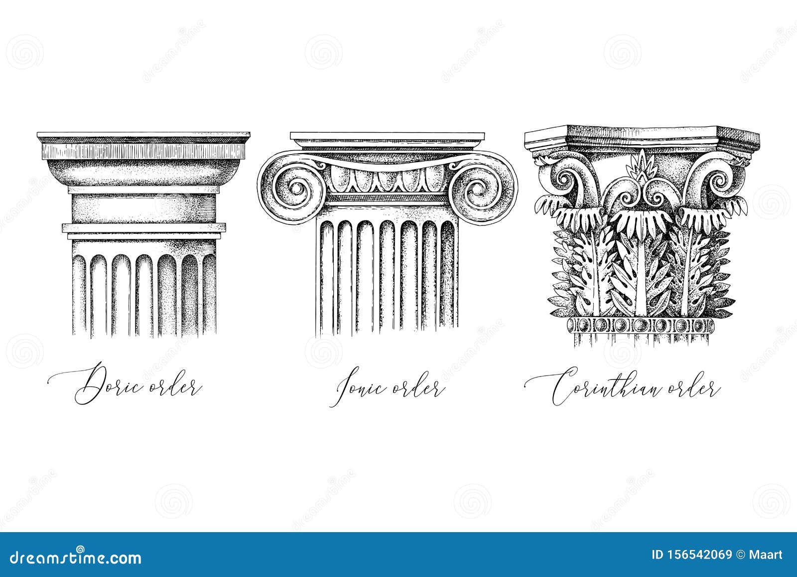 Corinthian Ionic Doric Columns Cartoon Vector | CartoonDealer.com #20024041 Corinthian Ionic Doric Columns Cartoon Vector | CartoonDealer.com #20024041