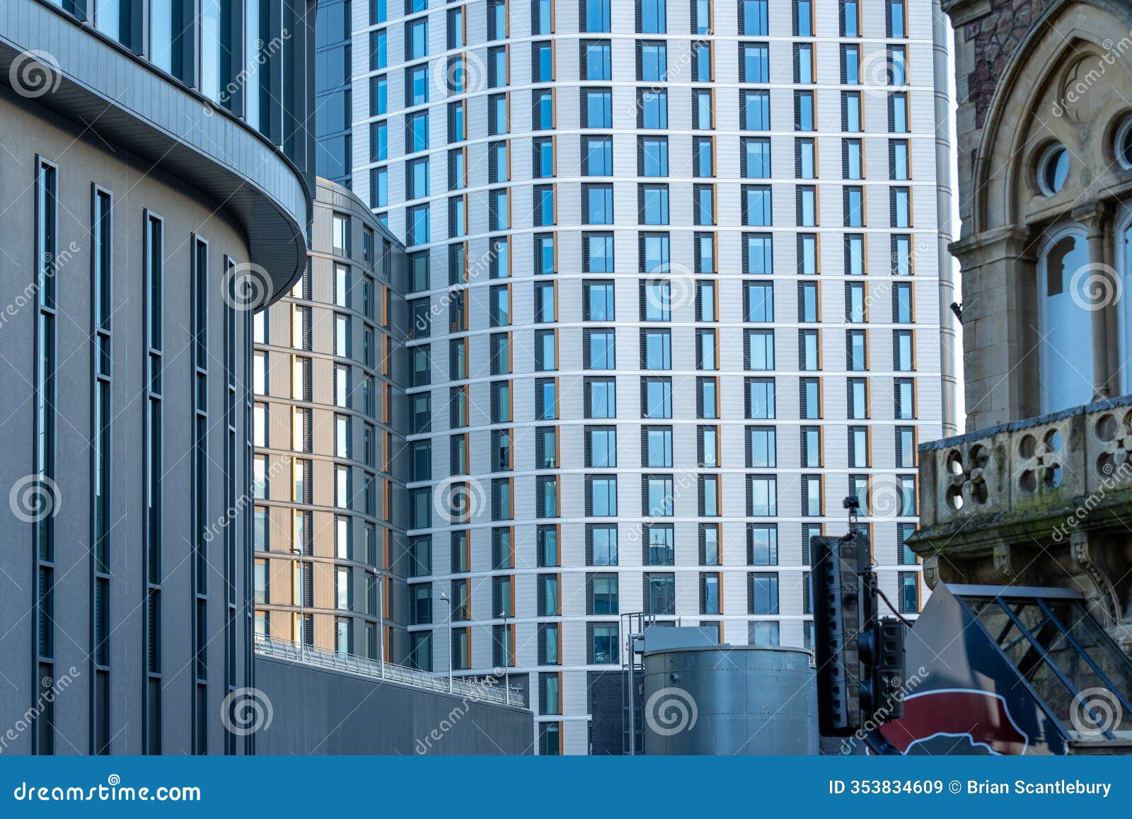 Architectural Pattern Collage of Modern and Traditional Styles ...