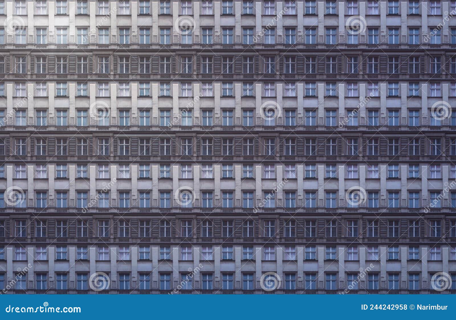 Gloomy Old Building Facade of a Berlin House with Stucco Stock Photo ...