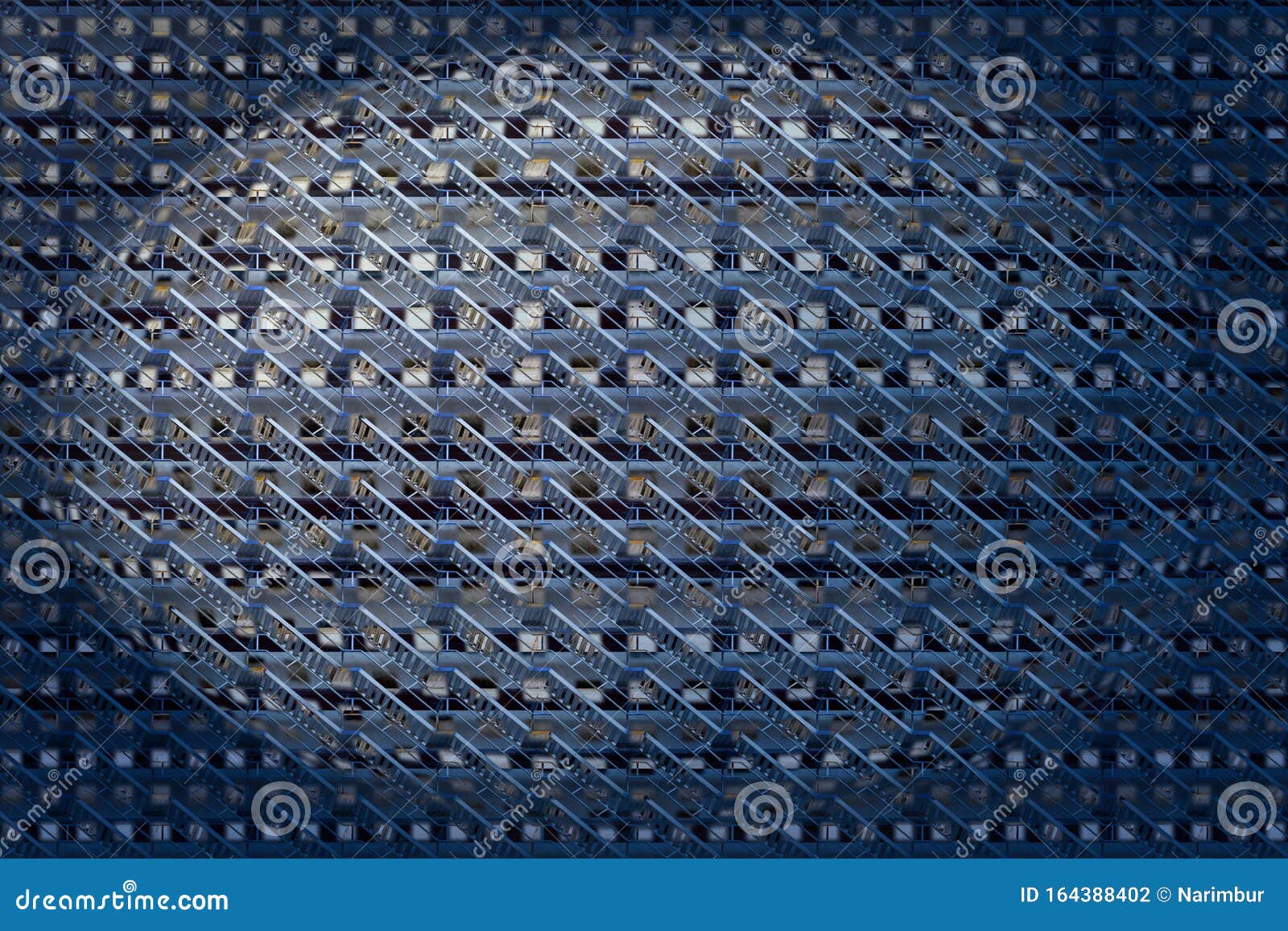 Architectural Pattern, Metal Staircases of a Scaffolding Stock Photo ...