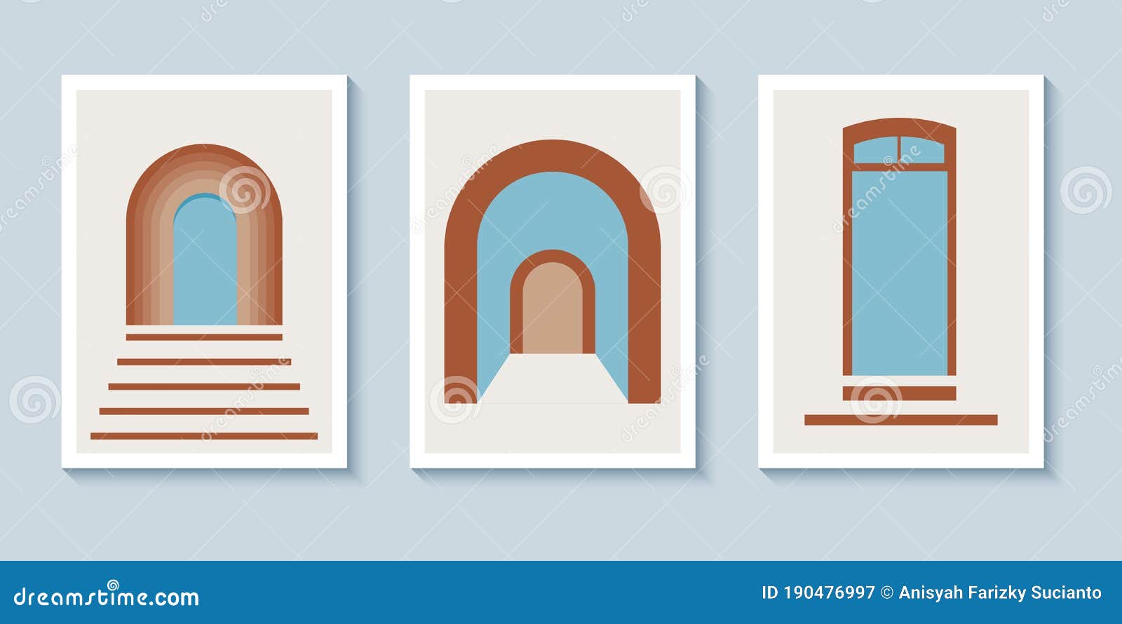 Architectural Perspective Background Poster Design Vector. Poster Wall ...