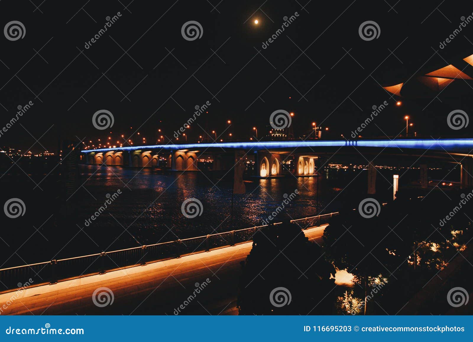 Architectural Photography Of Bridge During Nighttime Picture. Image ...