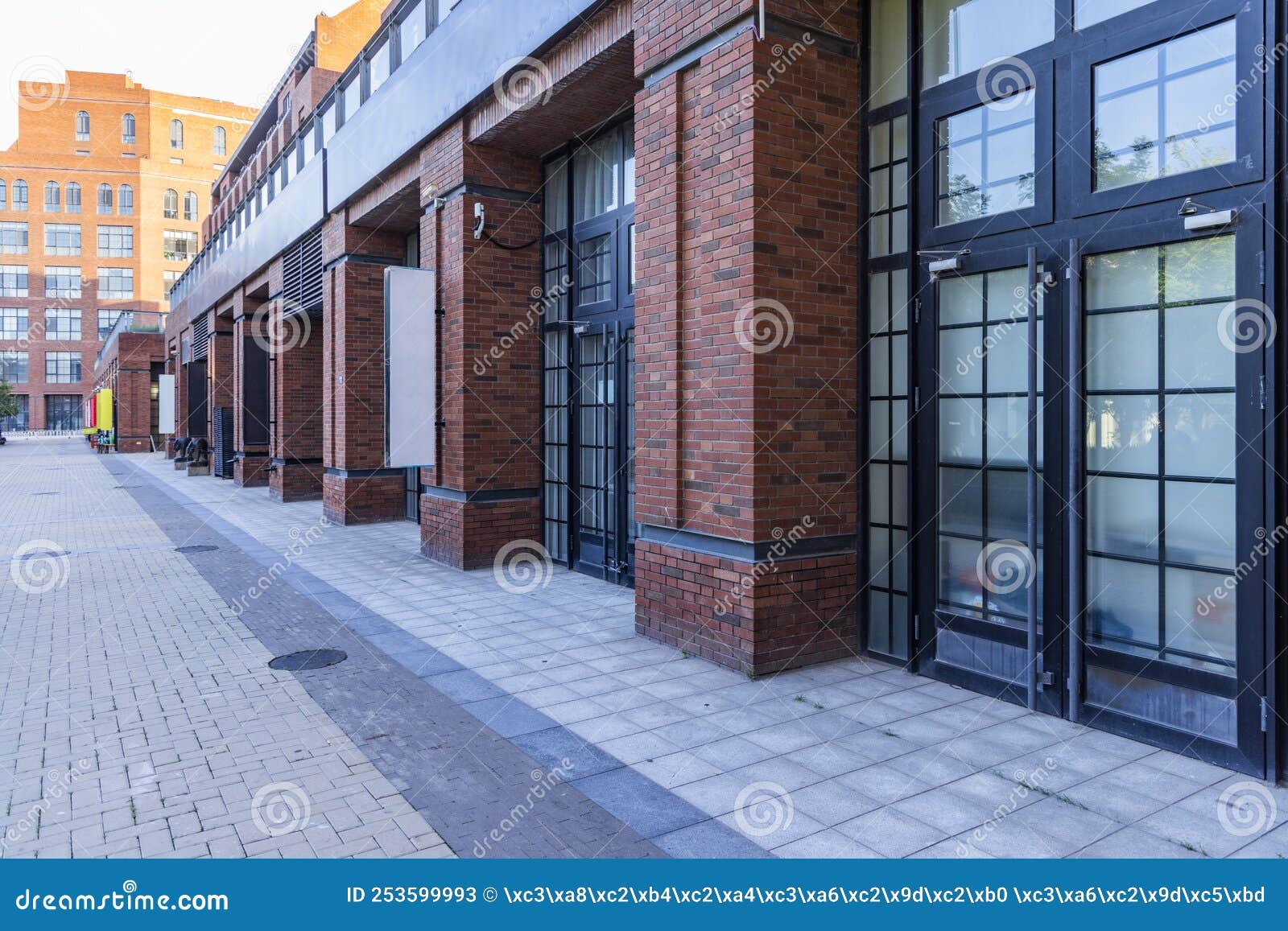 Architectural Photography of Red Brick Structures Stock Image - Image ...