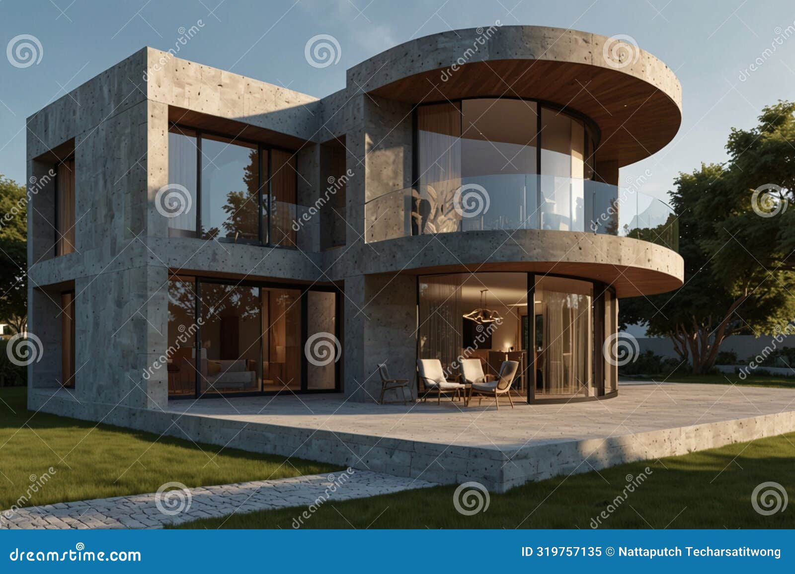 Architectural Plan of a Heart-shaped House, Two-dimensional Stock Image ...