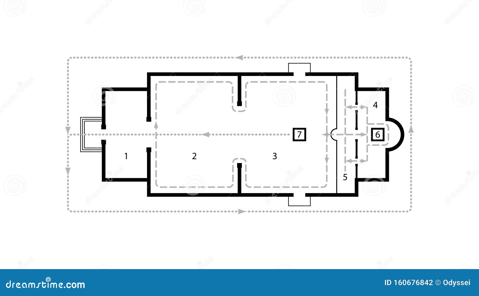 Medieval Monastery Layout