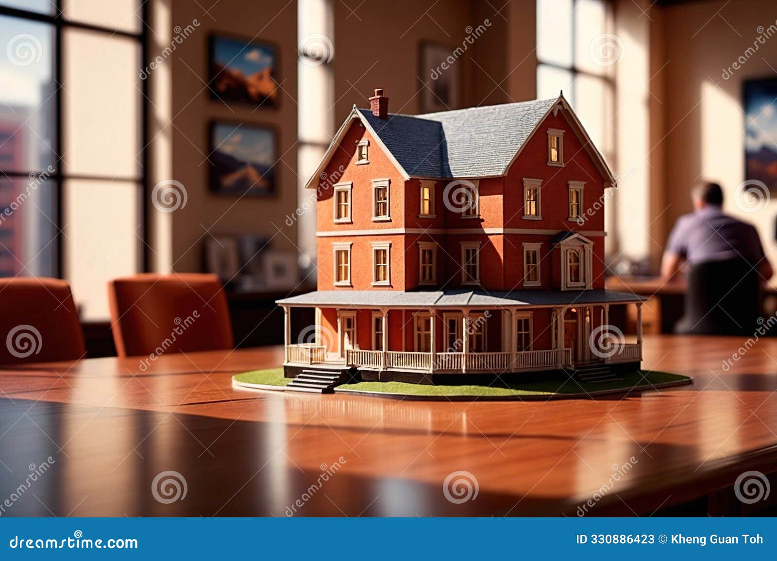 Architectural Planning and Design, Model of House on Table in Modern ...