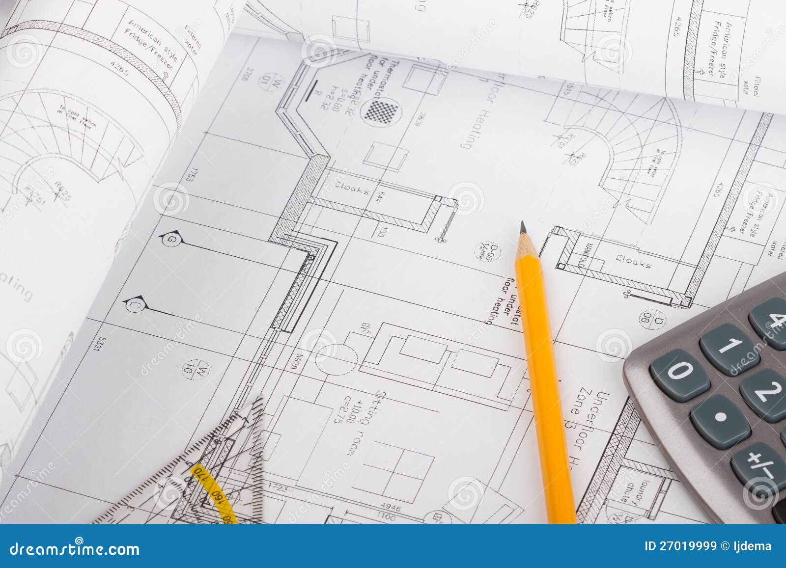 Architectural Plans Concept Stock Image - Image of real, plan: 27019999