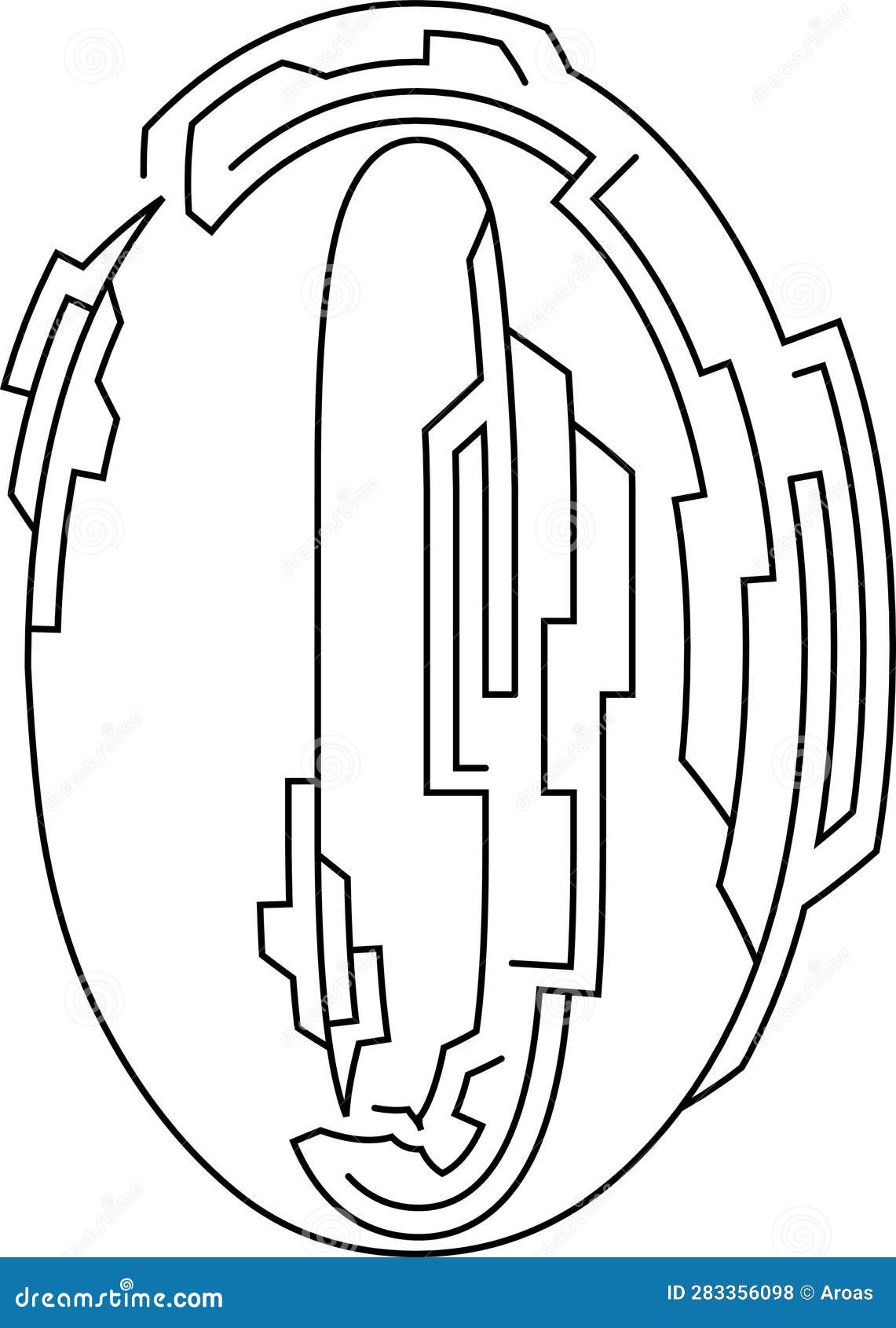 Architectural Project Font, Technical Draw Style Alphabet. Geometrical ...