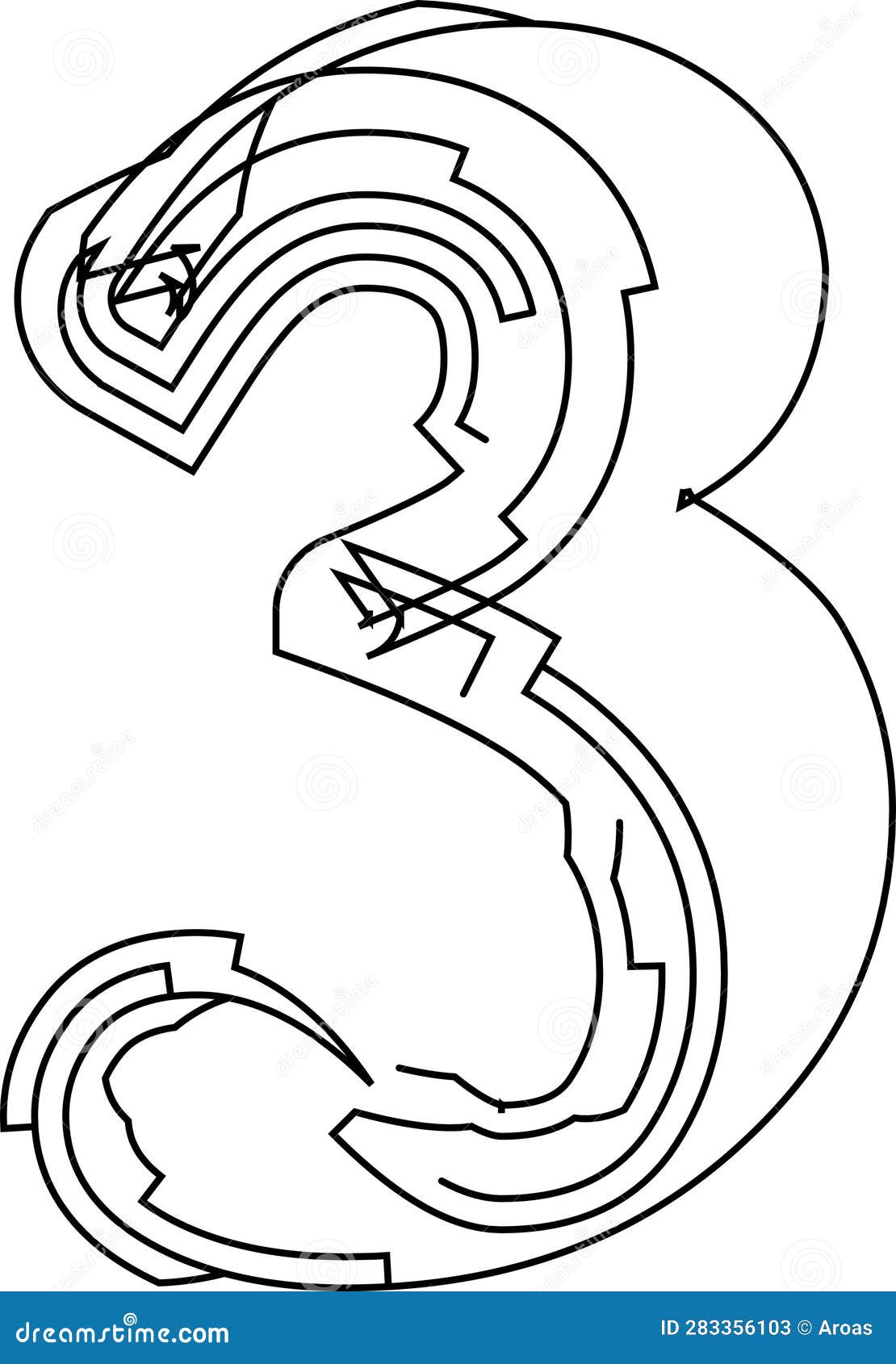 Architectural Project Font, Technical Draw Style Alphabet. Geometrical ...