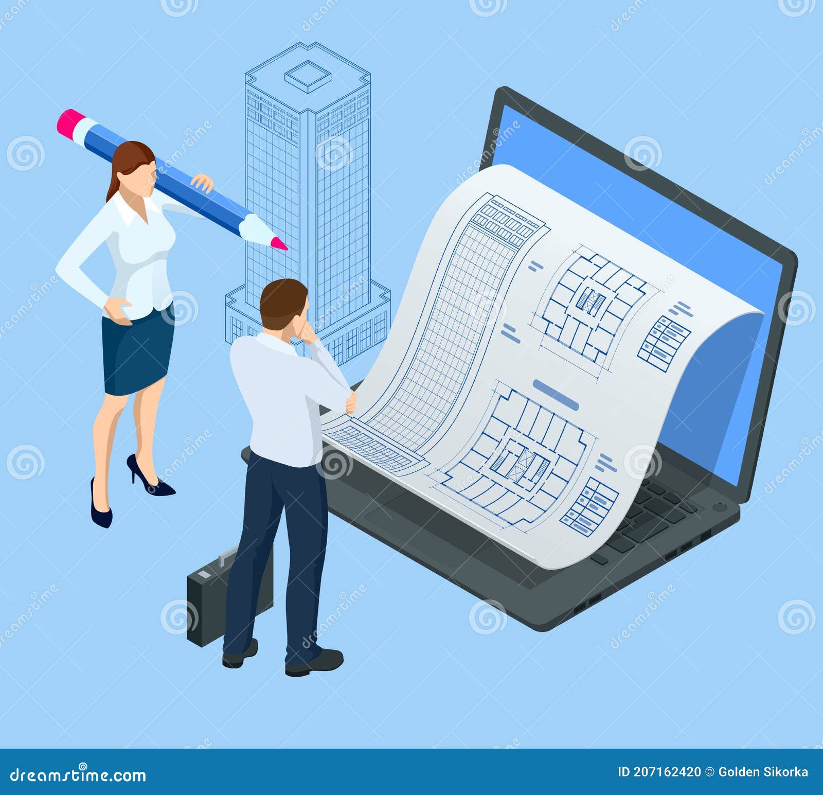 The Scale Of The Architects, Measuring Of Architectural Drawings ...