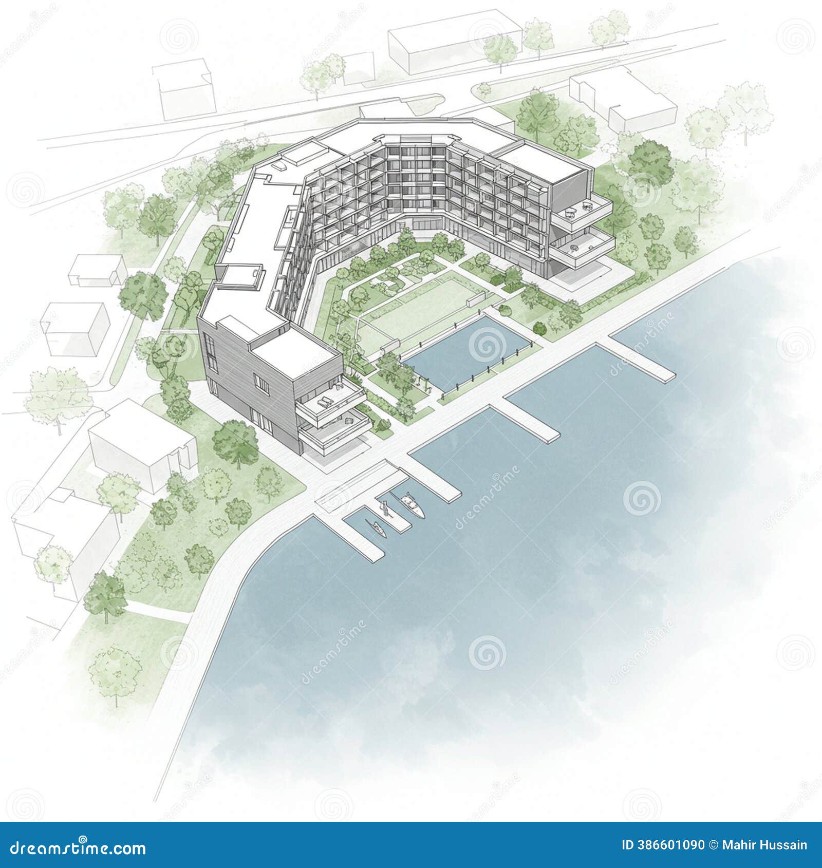 Modern Waterfront House With Tadao Ando-inspired Post-and-beam ...