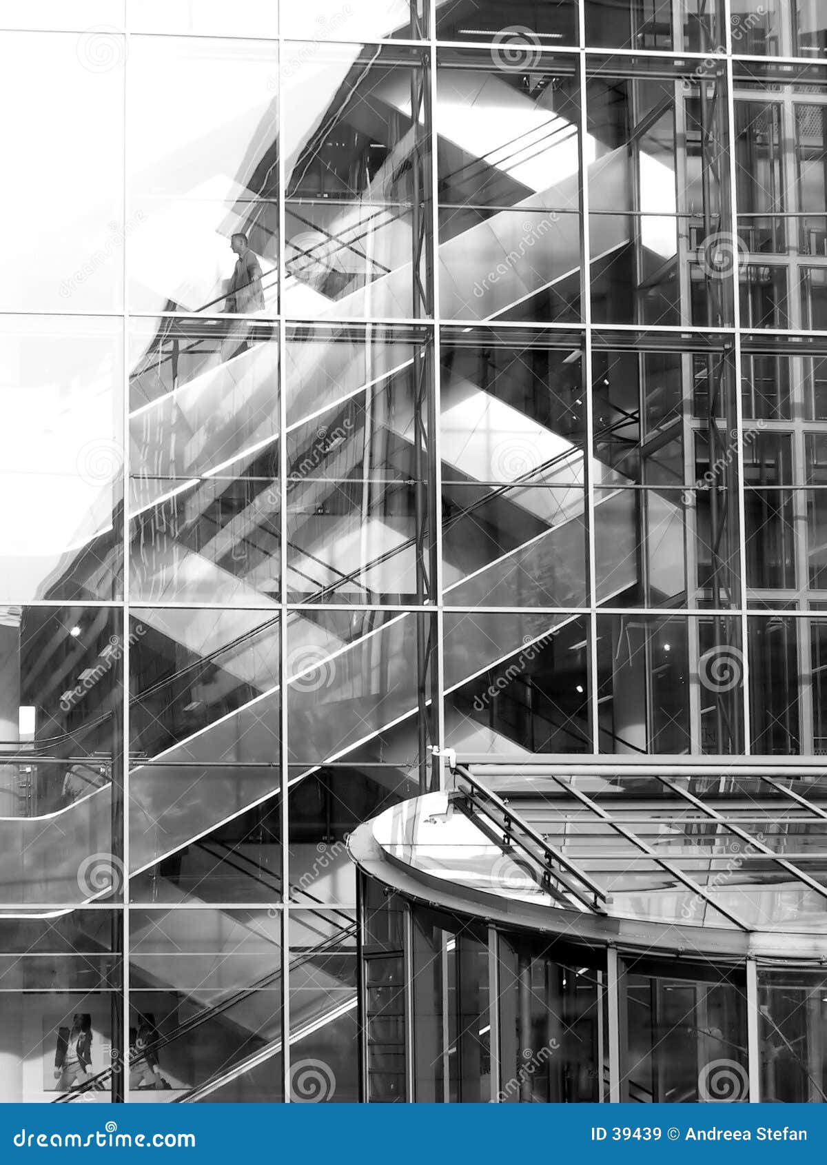 Architectural rhythm stock image. Image of city, reflections - 39439