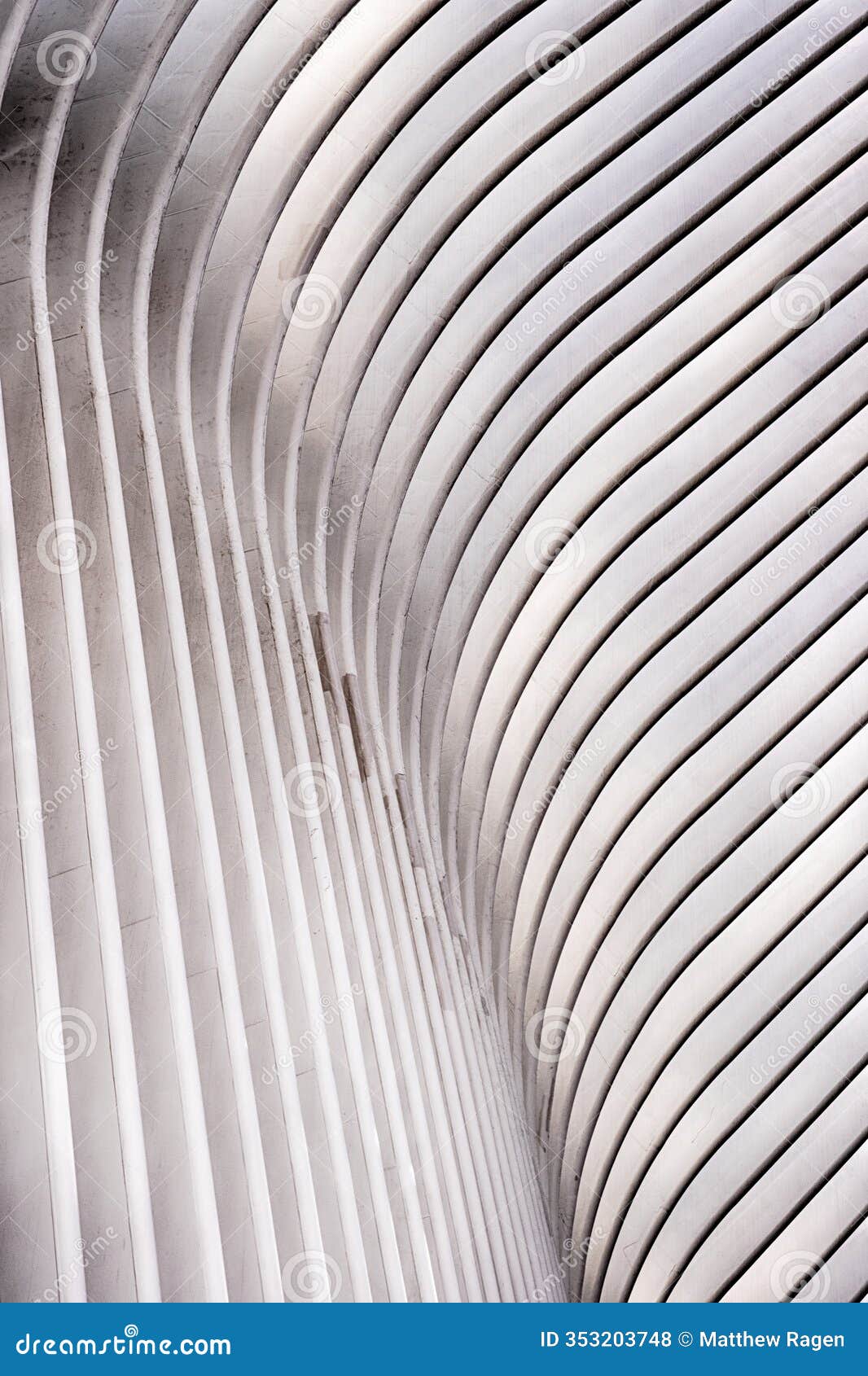 Architectural Ribs with Light and Shadow Stock Photo - Image of light ...