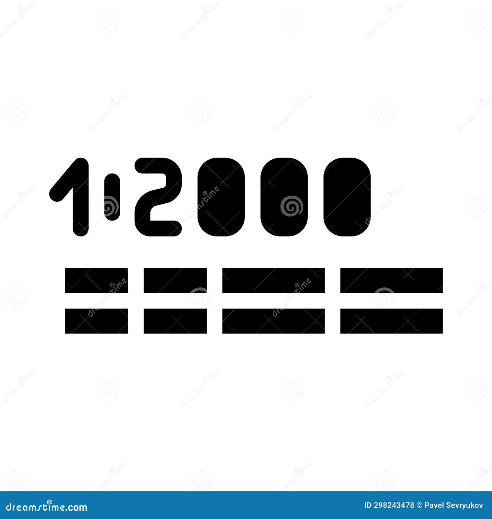 Architectural Scale Drafter Glyph Icon Vector Illustration Stock ...