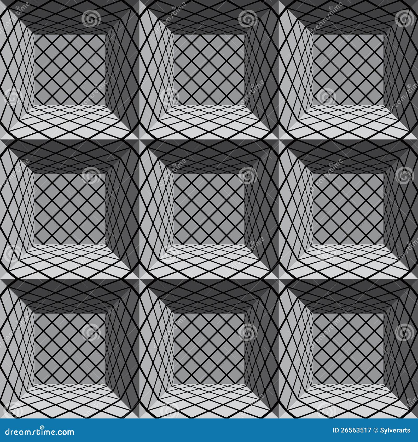 Architectural Seamless Pattern. Stock Vector - Illustration of ...