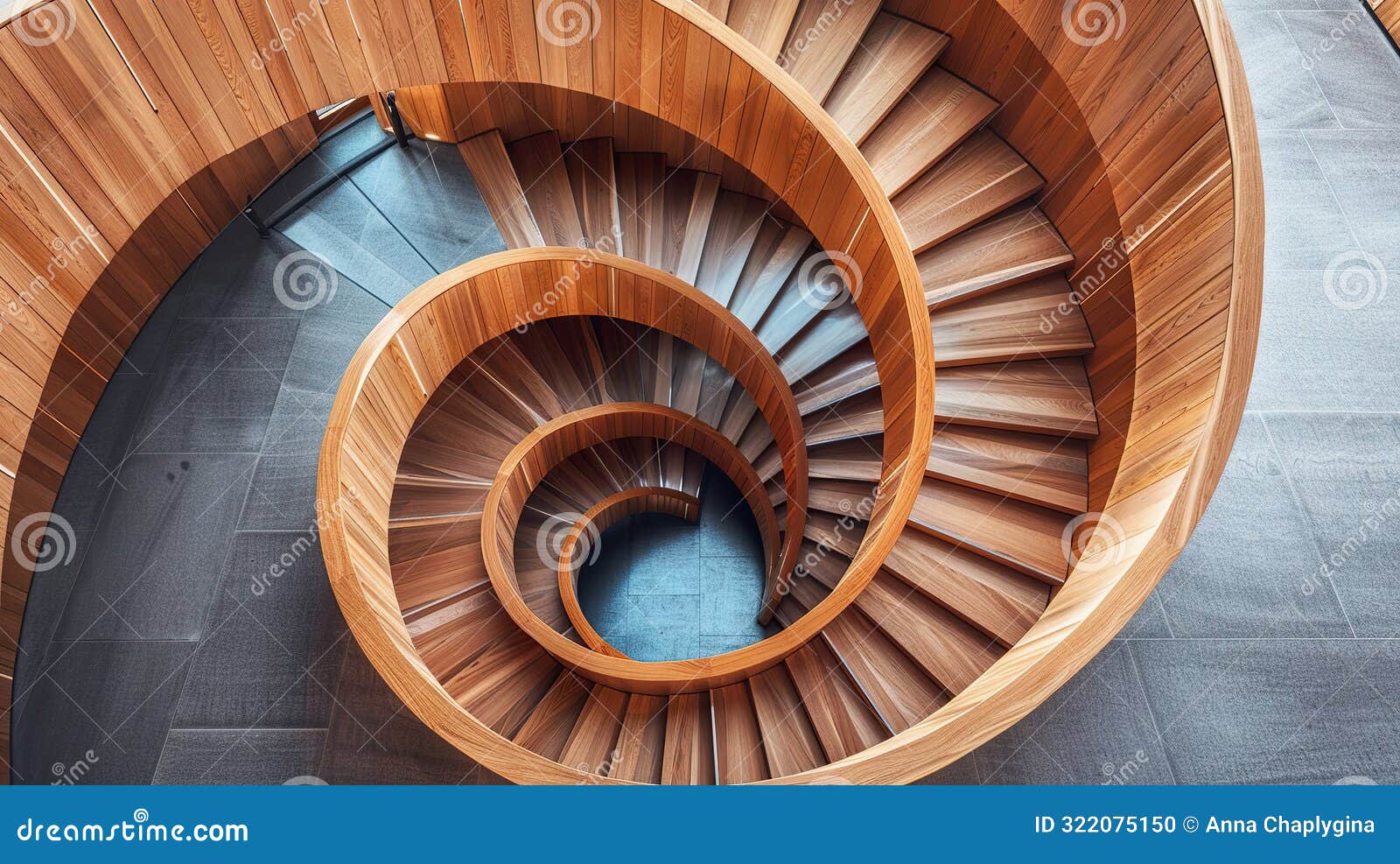 Architectural Spiral Staircase in Modern Office Building Stock Photo ...
