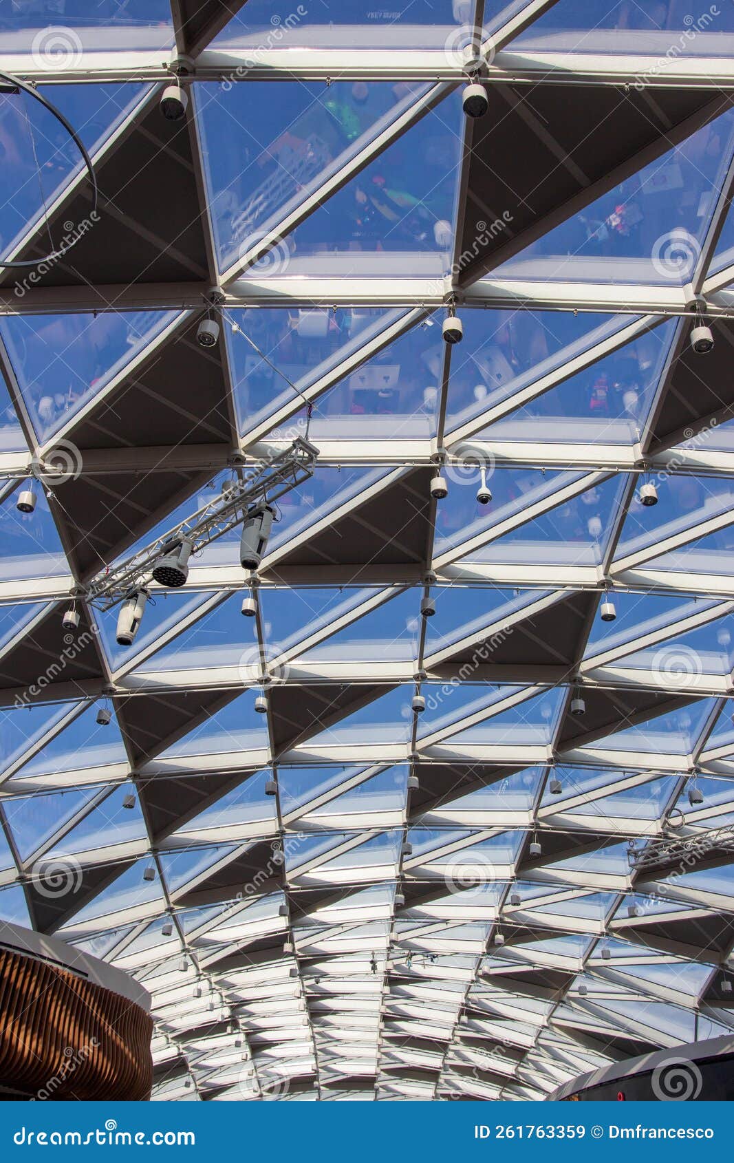 Architectural Steel and Glass Structures Modern Architecture Stock ...