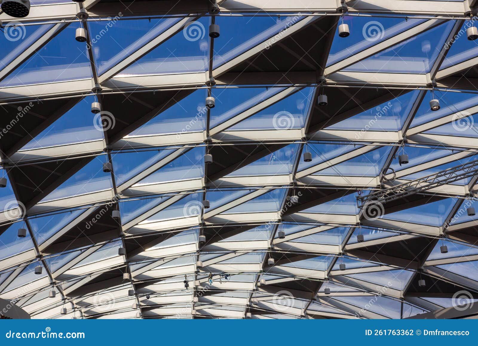 Architectural Steel and Glass Structures Modern Architecture Stock ...