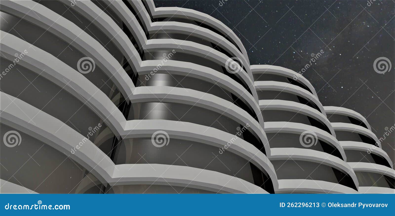 An Architectural Structure in the Form of Four Combined Cylinders ...