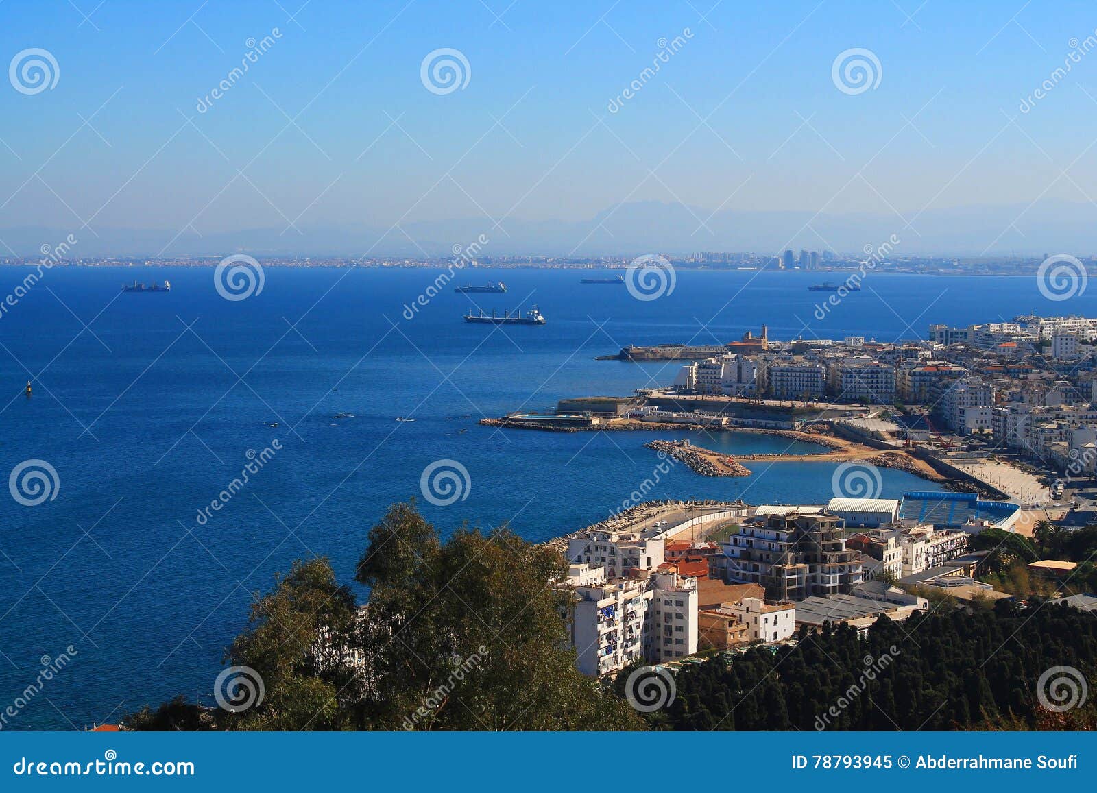 Algiers, Capital City of Algeria Stock Image - Image of concrete ...