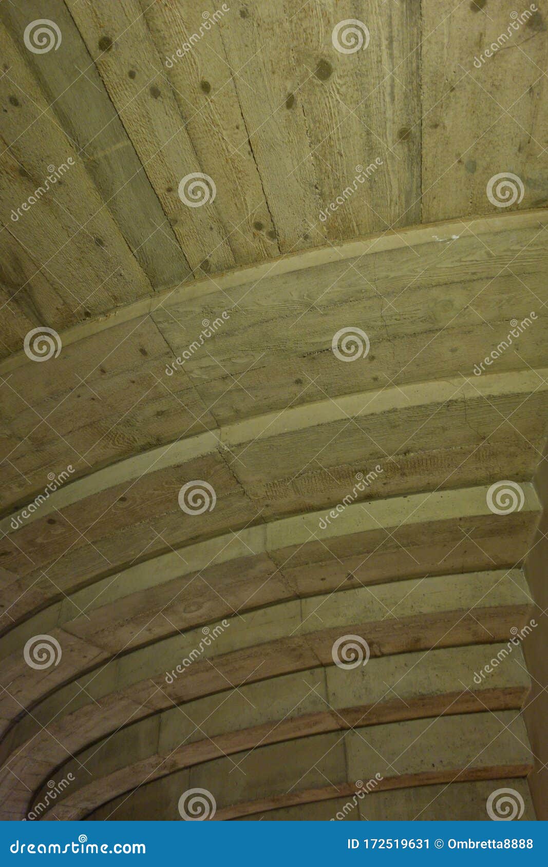Architectural Support Structure in Grey Concrete. Formed by a Column ...