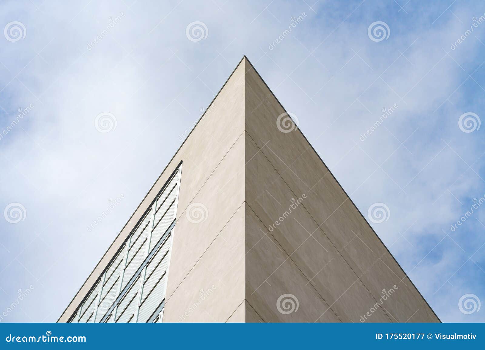 Architectural Symmetry of a Building Stock Image - Image of ...
