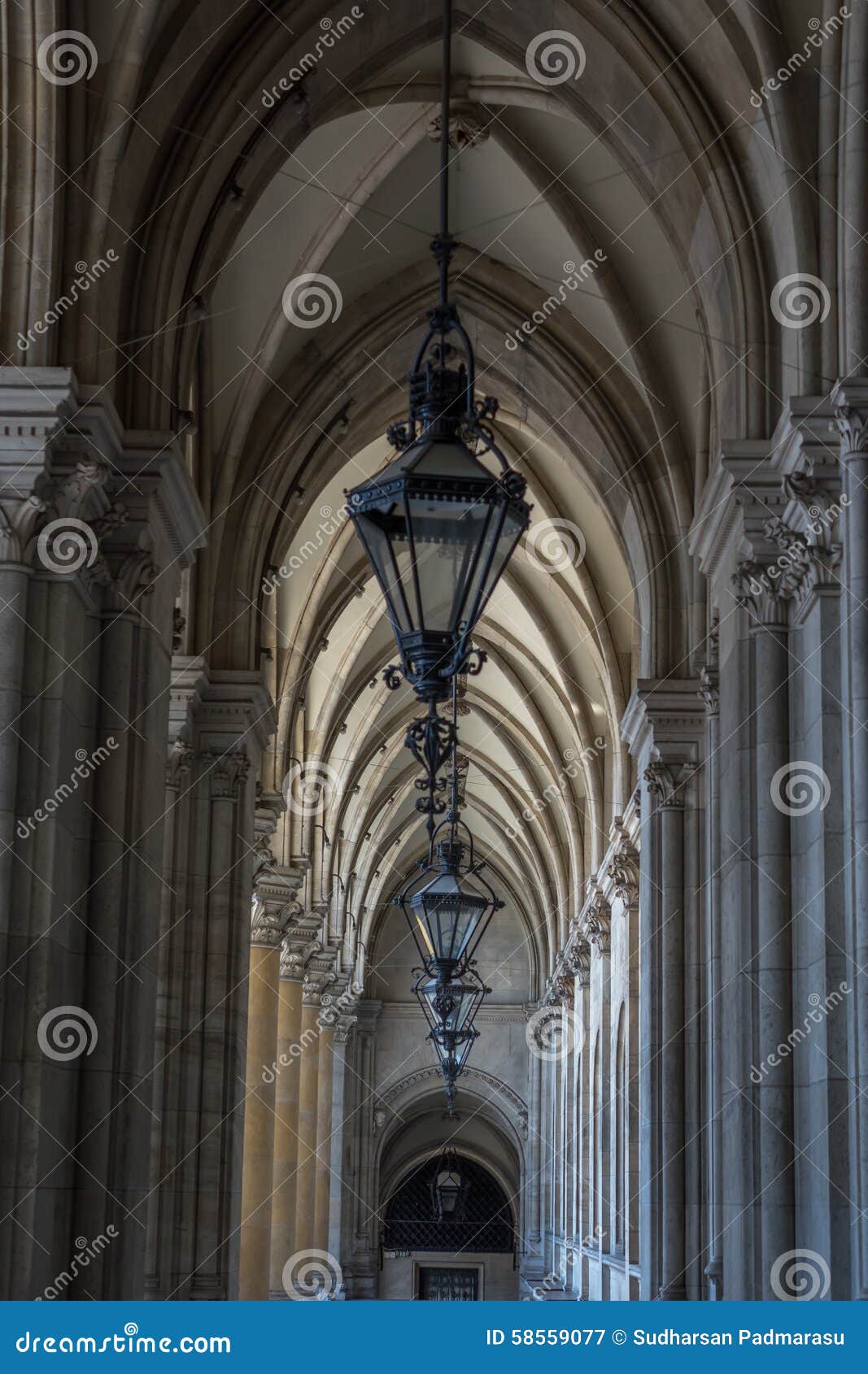 Architectural symmetry stock image. Image of vienna, travel - 58559077