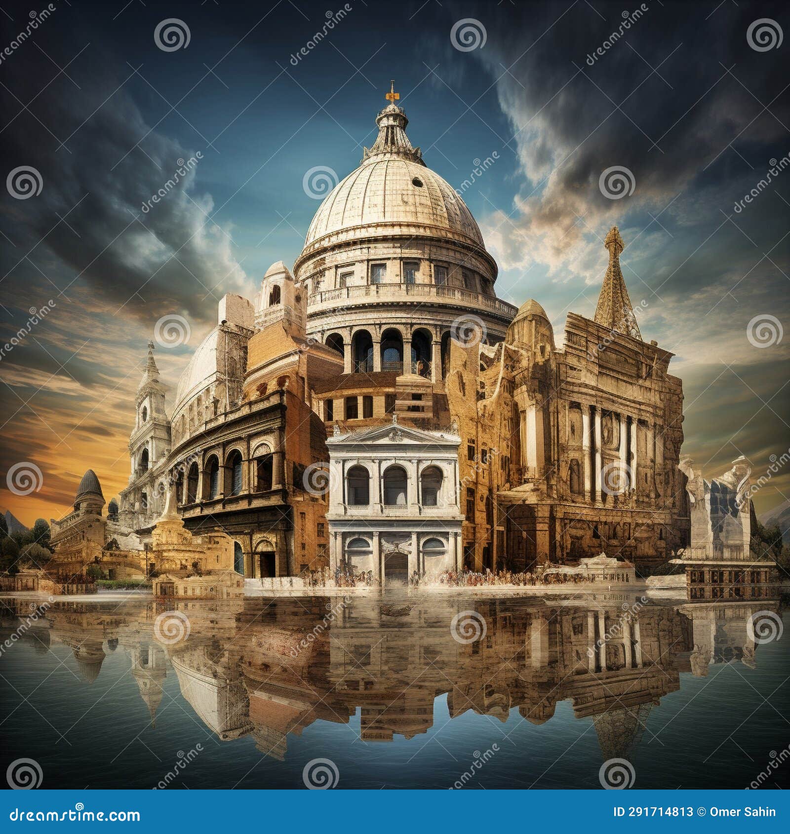 Architectural Time Capsules: Monuments Capturing Historic Eras Stock ...