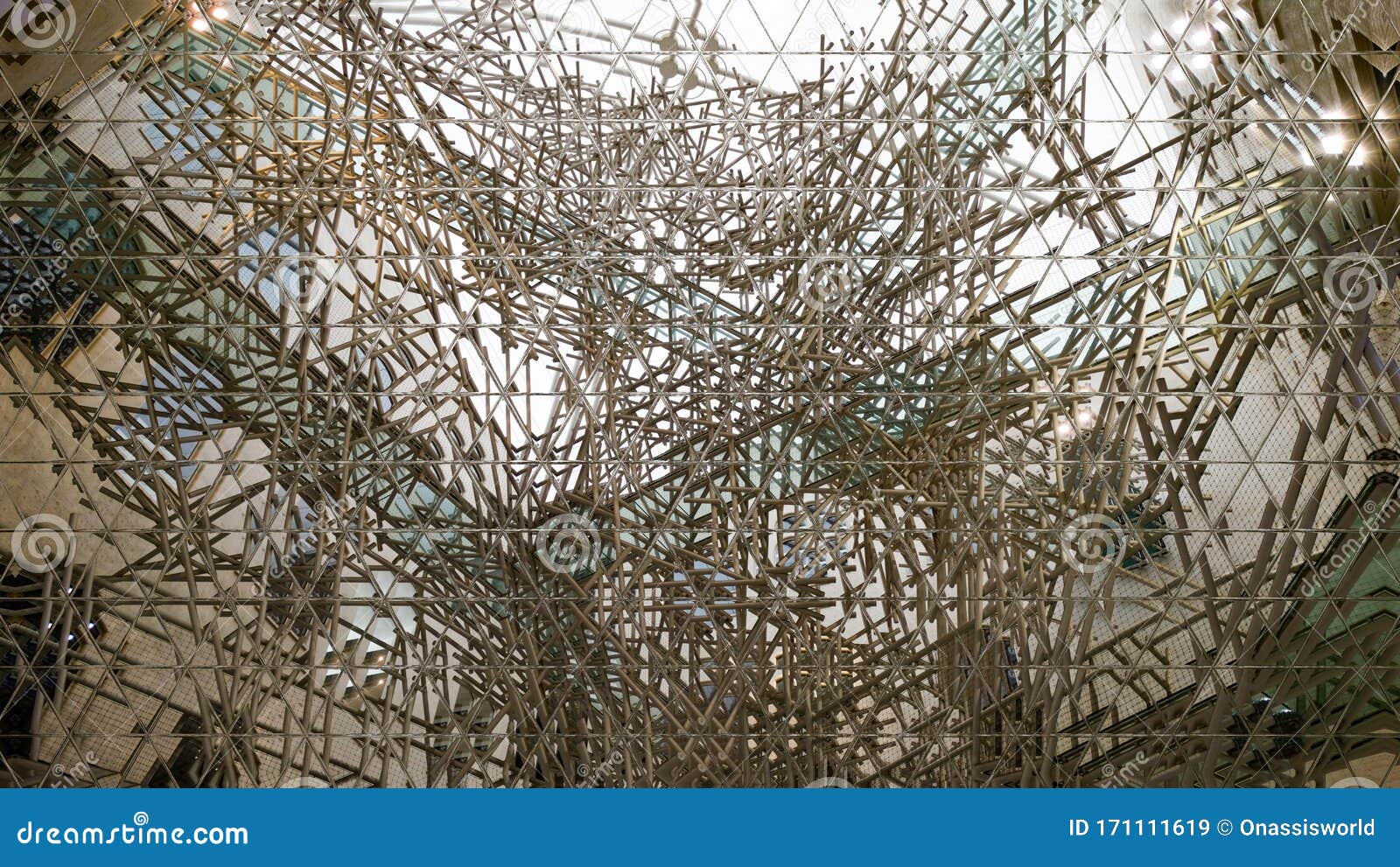 Architectural Tubes Abstract Art Background Stock Illustration ...