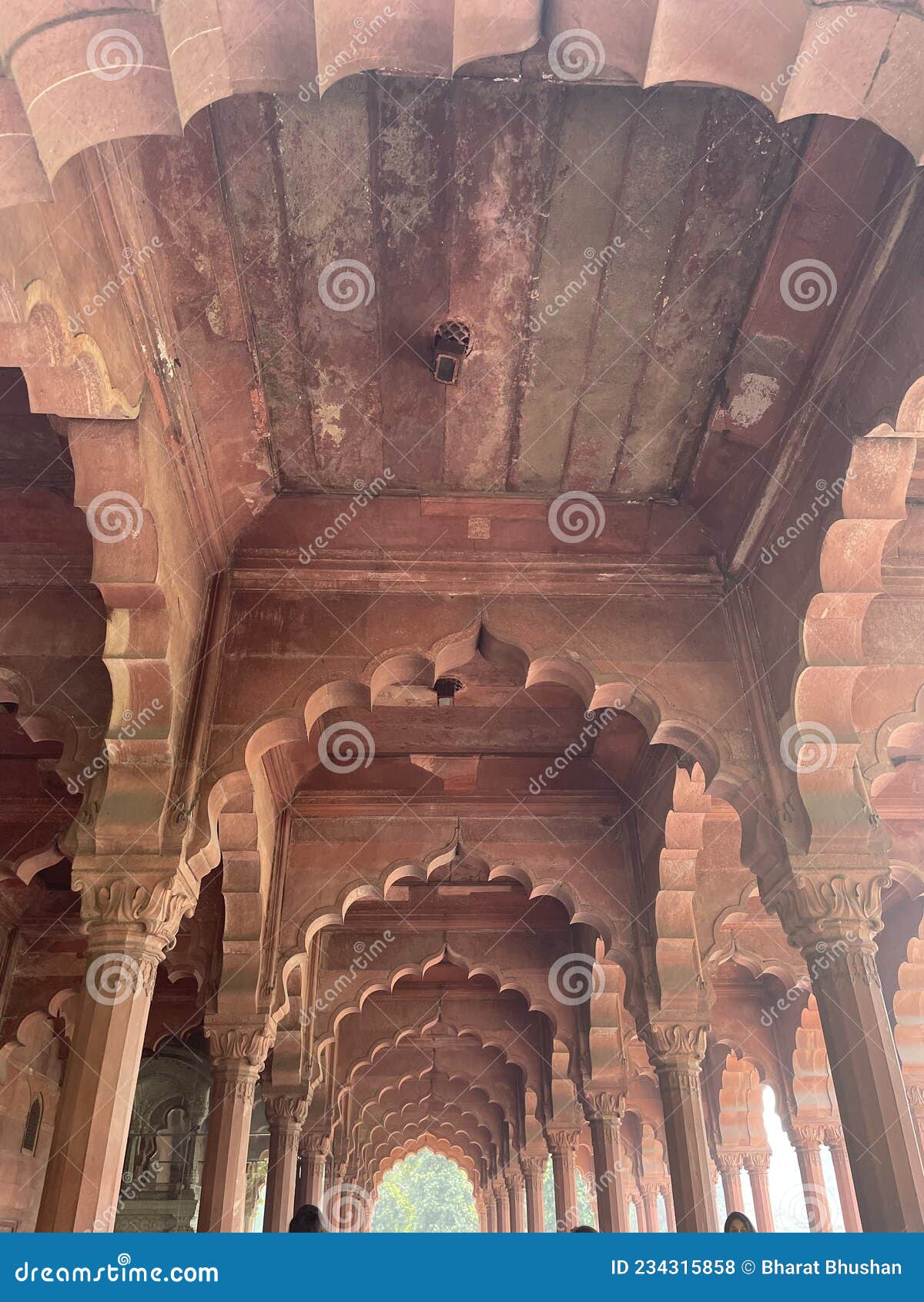 Architectural View Inside Deewan-e-khasa Stock Photo - Image of view ...