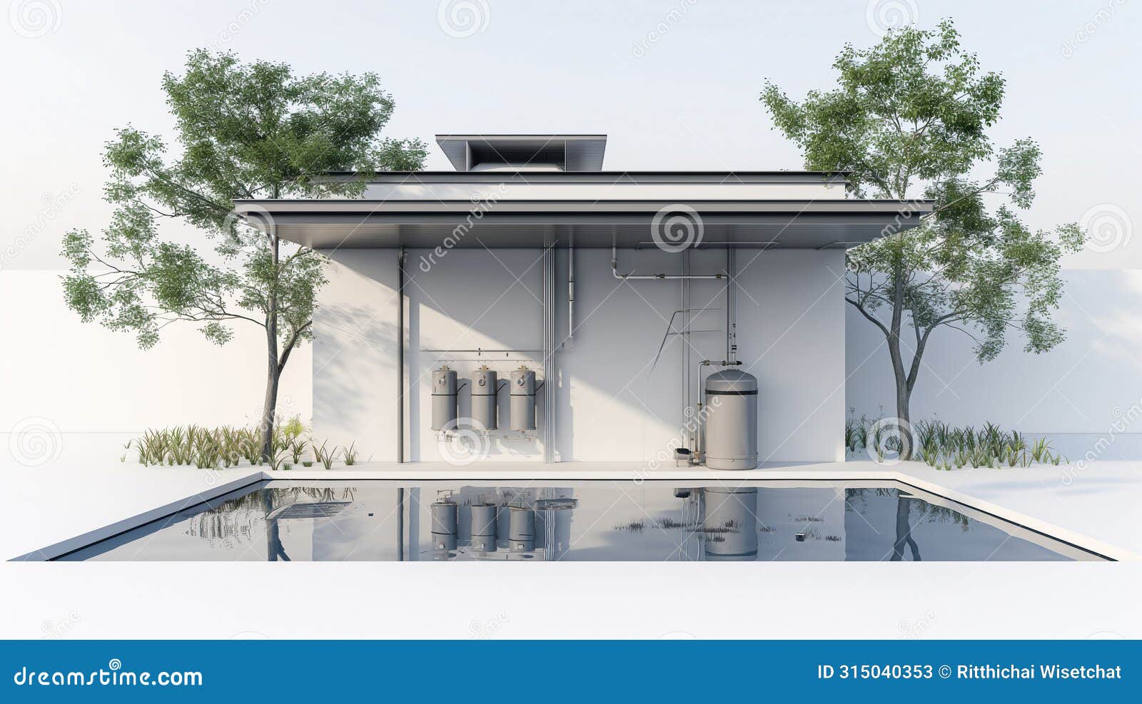 Architectural Visualization of a Modern Building S Section with ...