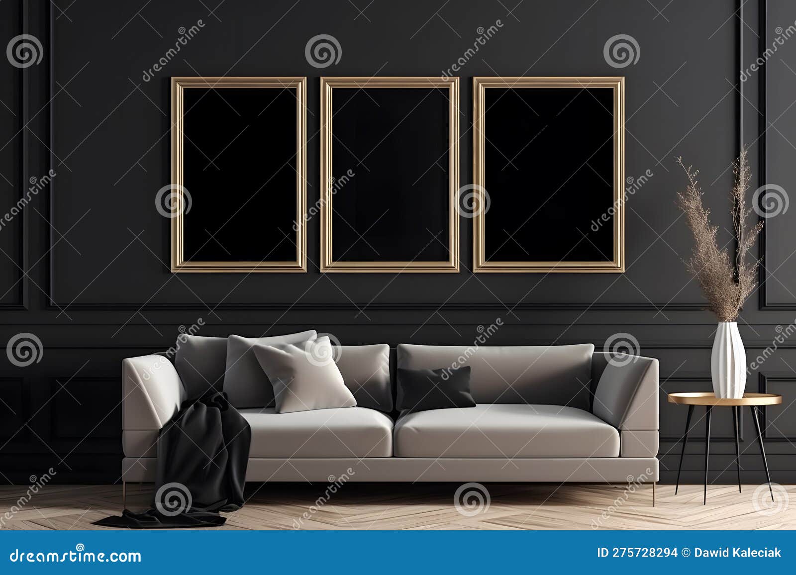 Architectural Visualization of a Modern Living Room. Soft Shadows, Pure ...