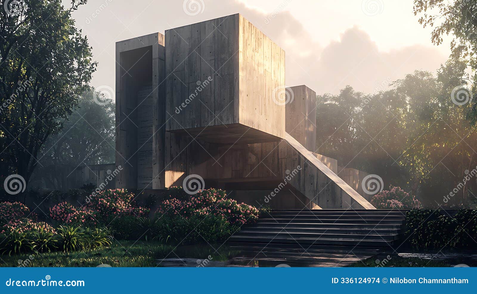 Architectural Visualization: Detailed Cross-section Of A Contemporary ...
