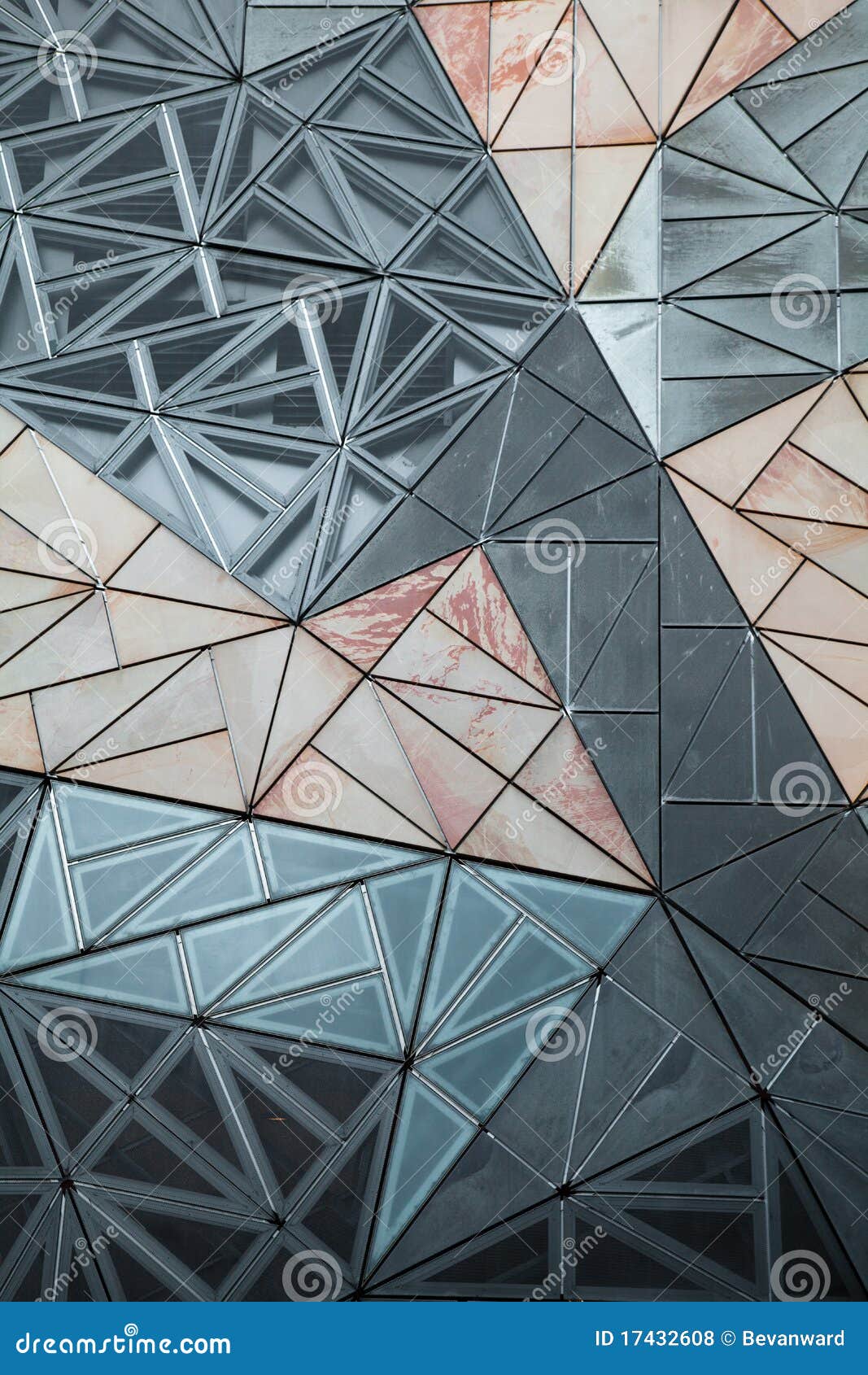 Architecturally Designed Cladding Stock Photo - Image of crack, zinc ...