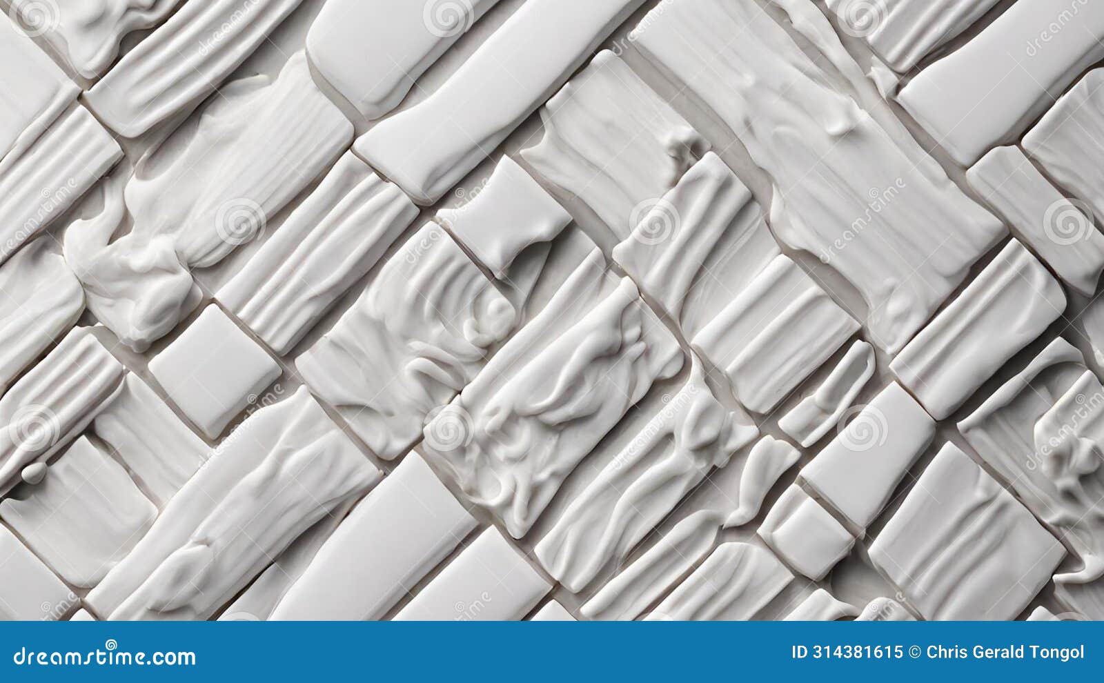 White Theme One Tile with Beautiful Design in Extreme Zoomed Out Ai ...