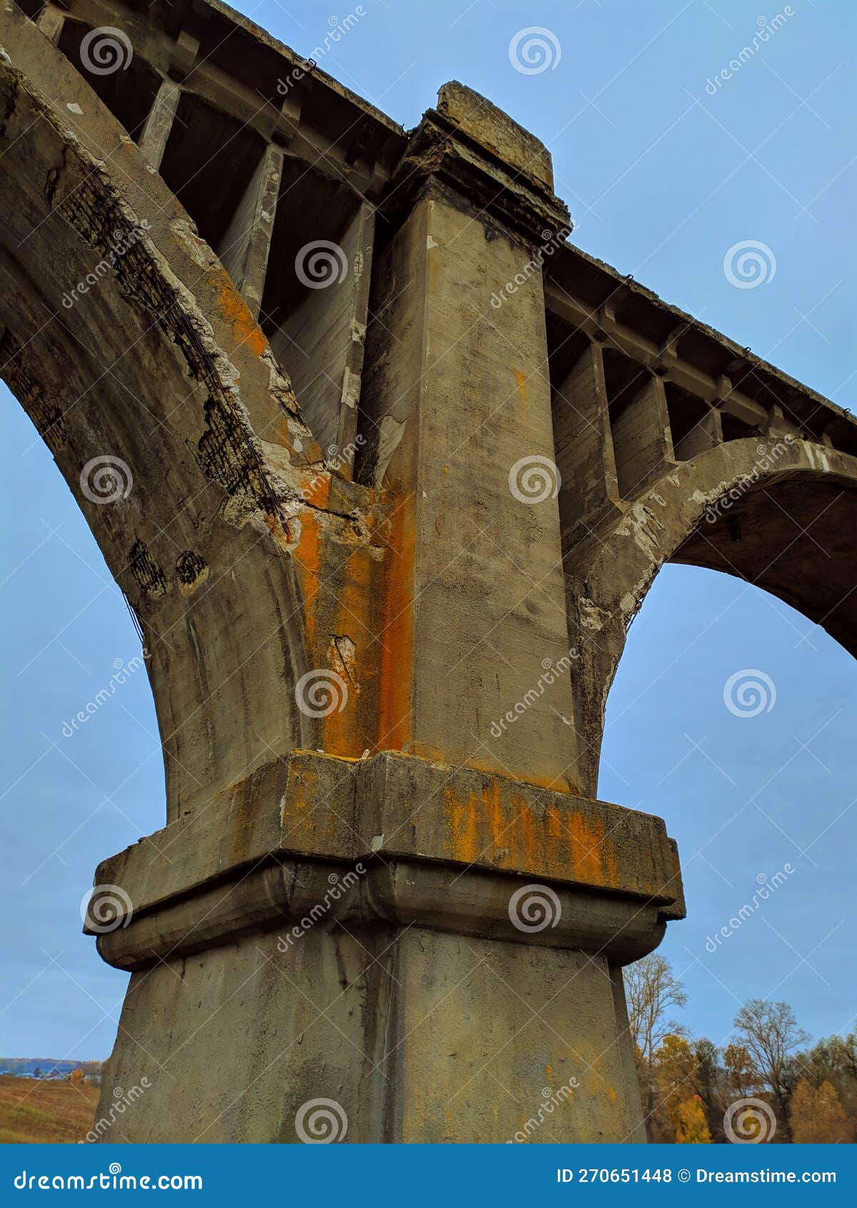 Abandoned Bridge Architecture Stock Photo - Image of building, abandoned: 270651448