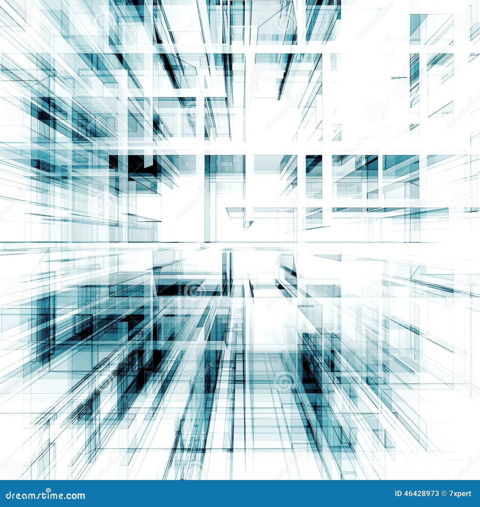 Architecture abstract stock illustration. Illustration of interior ...