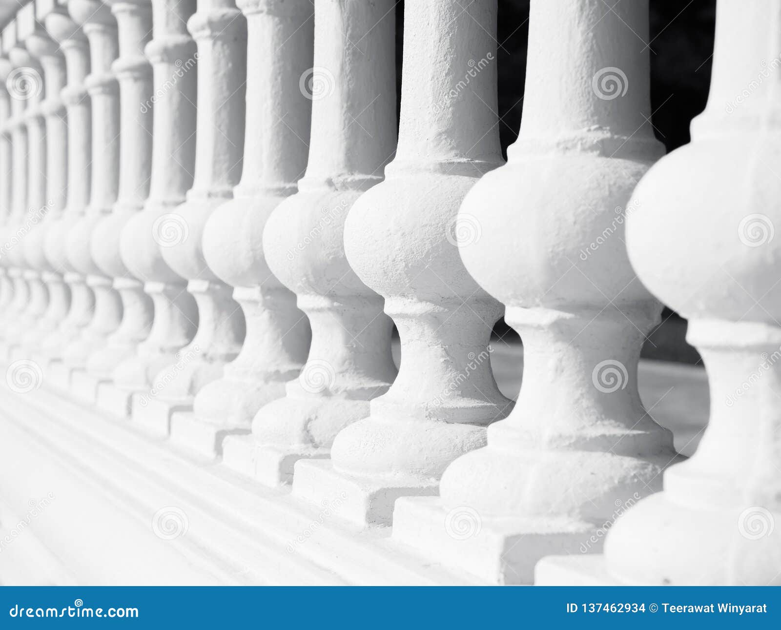 Architecture Abstract Details White Columns Rows Minimal Element Stock ...