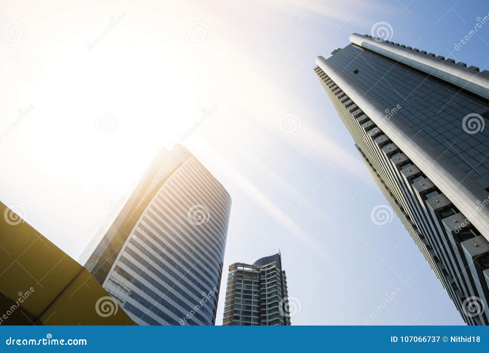 Architecture Abstract of Modern Building. Stock Image - Image of sunset ...