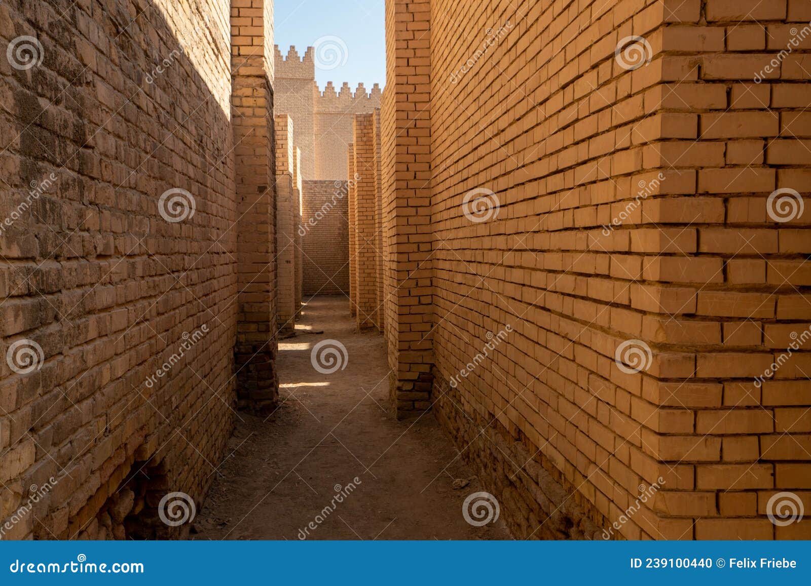 Architecture of the Ancient City of Babylon, Iraq Stock Photo - Image ...