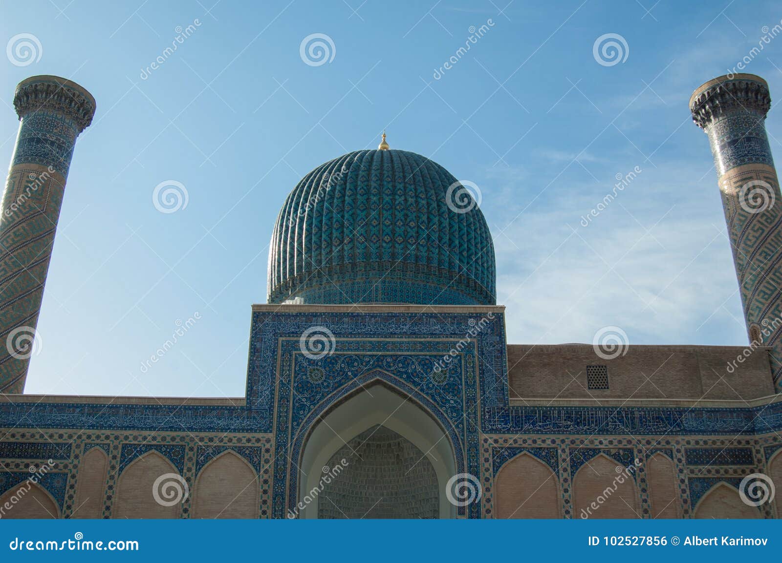 The Architecture of Ancient Samarkand Stock Photo - Image of landmark ...