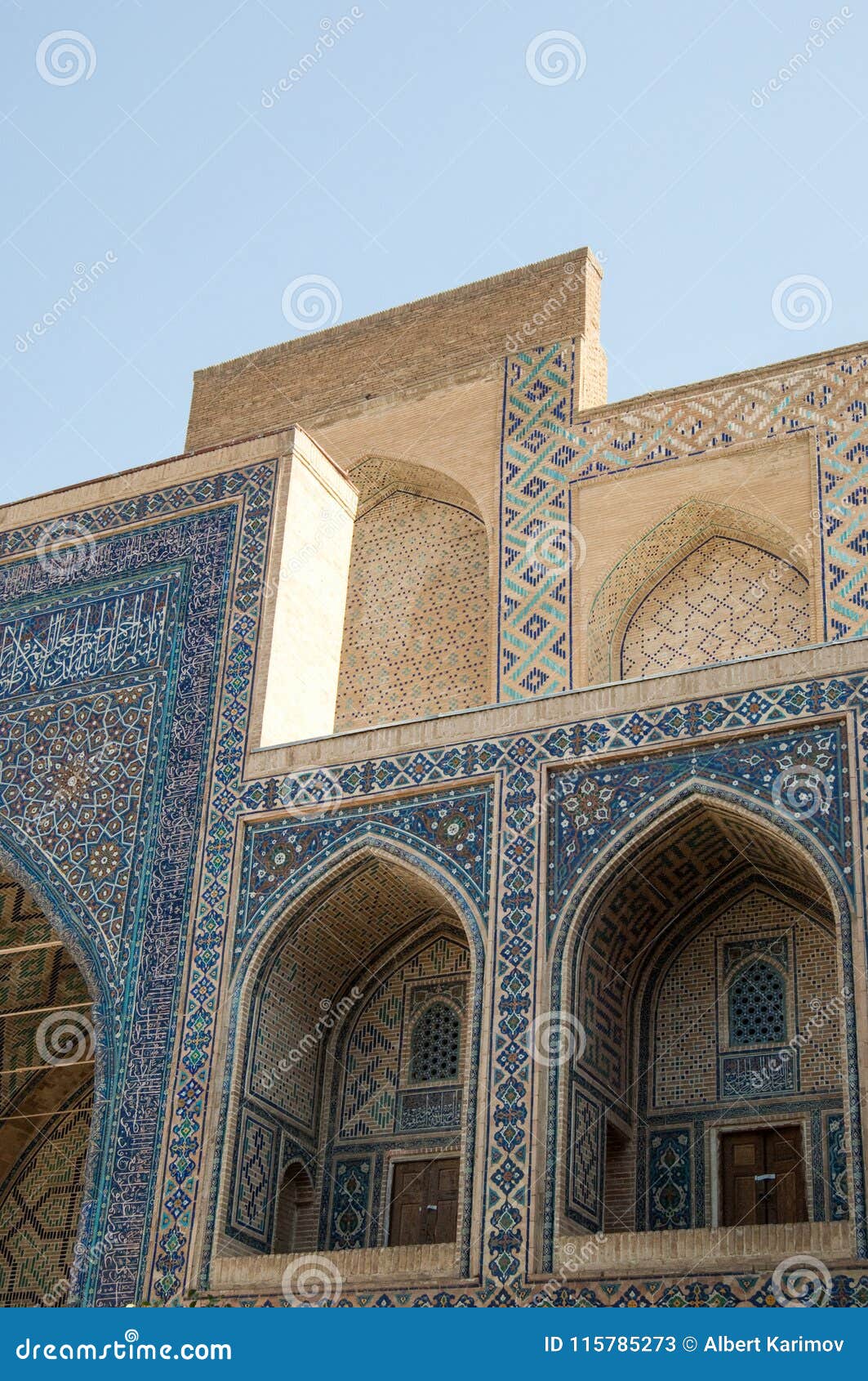 The Architecture of Ancient Samarkand Stock Image - Image of house ...