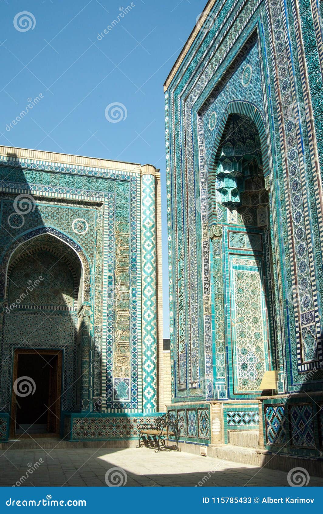 The Architecture of Ancient Samarkand Stock Image - Image of middle ...