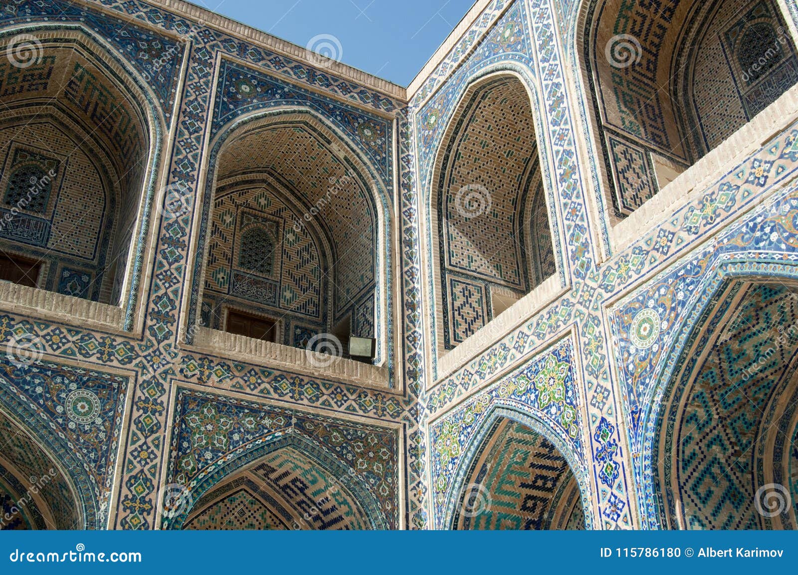 The Architecture of Ancient Samarkand Stock Photo - Image of house ...