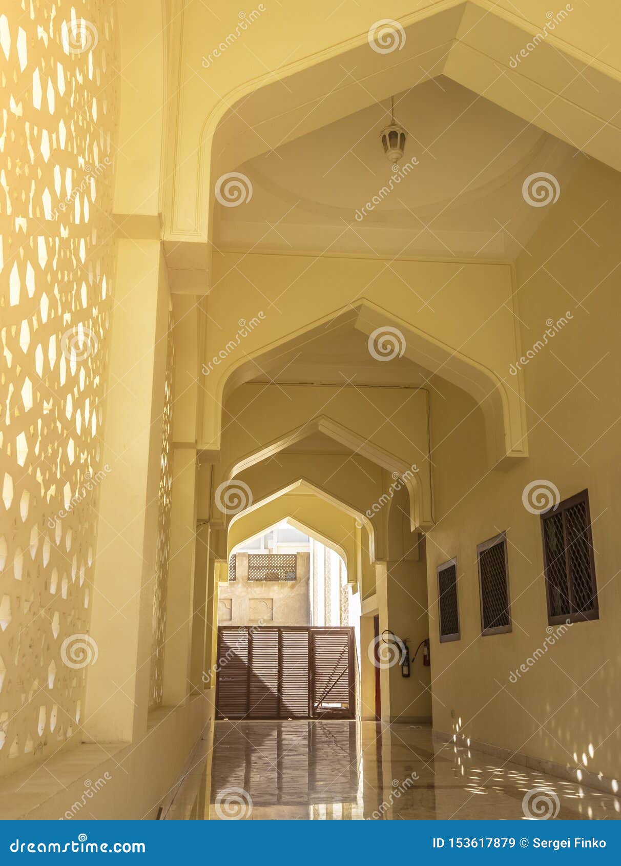 Architecture in the Arab Style Stock Image - Image of arid, decoration ...