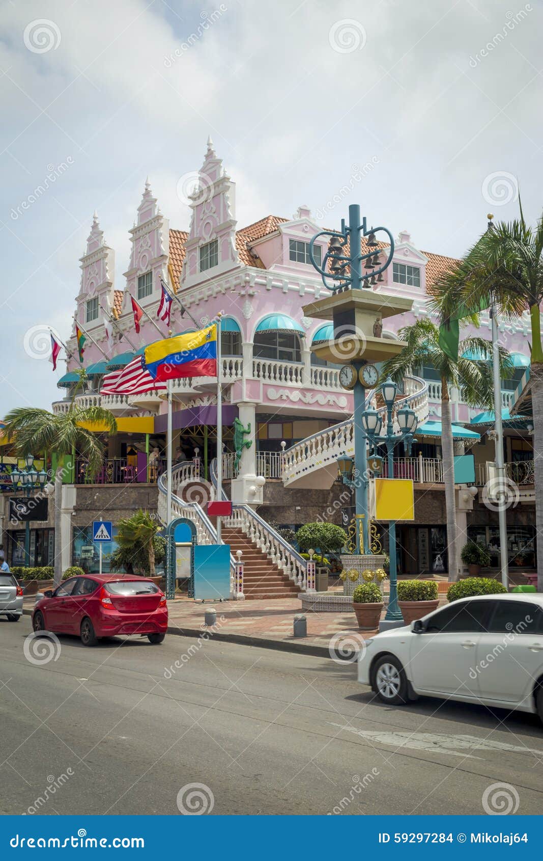 Architecture on Aruba stock photo. Image of building - 59297284