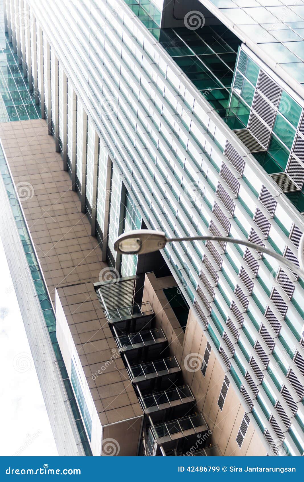 Architecture Background of Apartment Outside. Stock Image - Image of ...