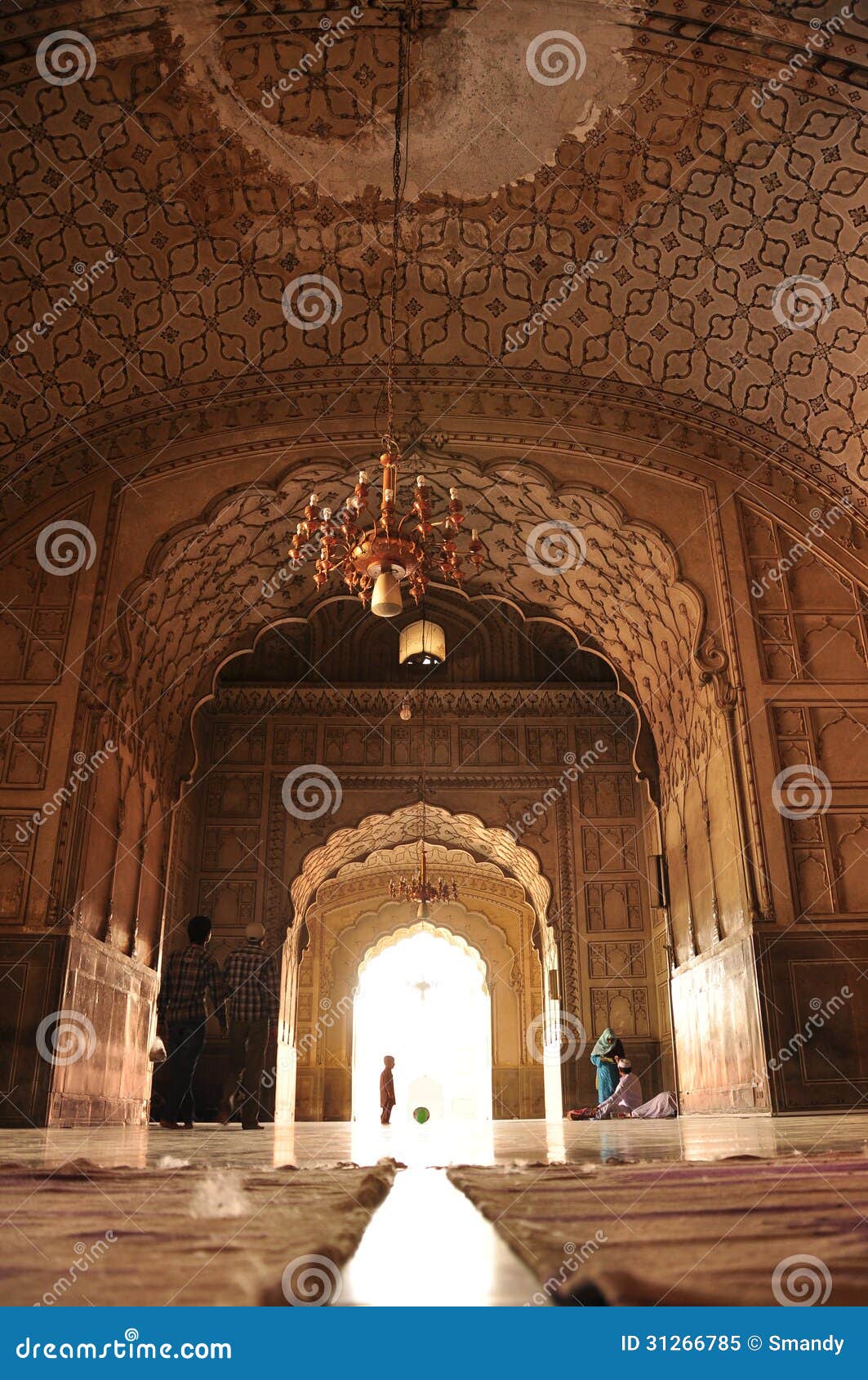 Inside Of The Badshahi Mosque Stock Photo | CartoonDealer.com #7494186