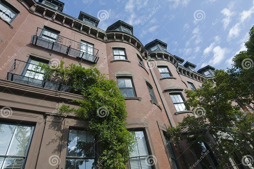 Architecture in Beacon Hill Stock Image - Image of curve, architecture ...