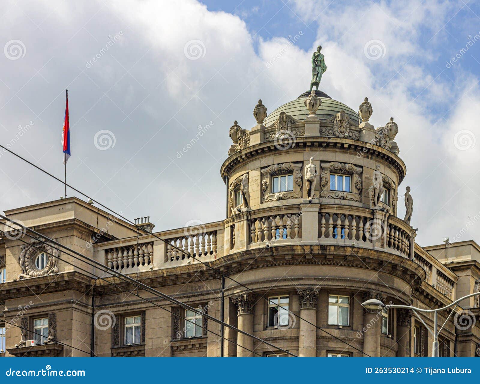 Historic Architecture in Belgrade, Serbia Editorial Stock Image - Image ...